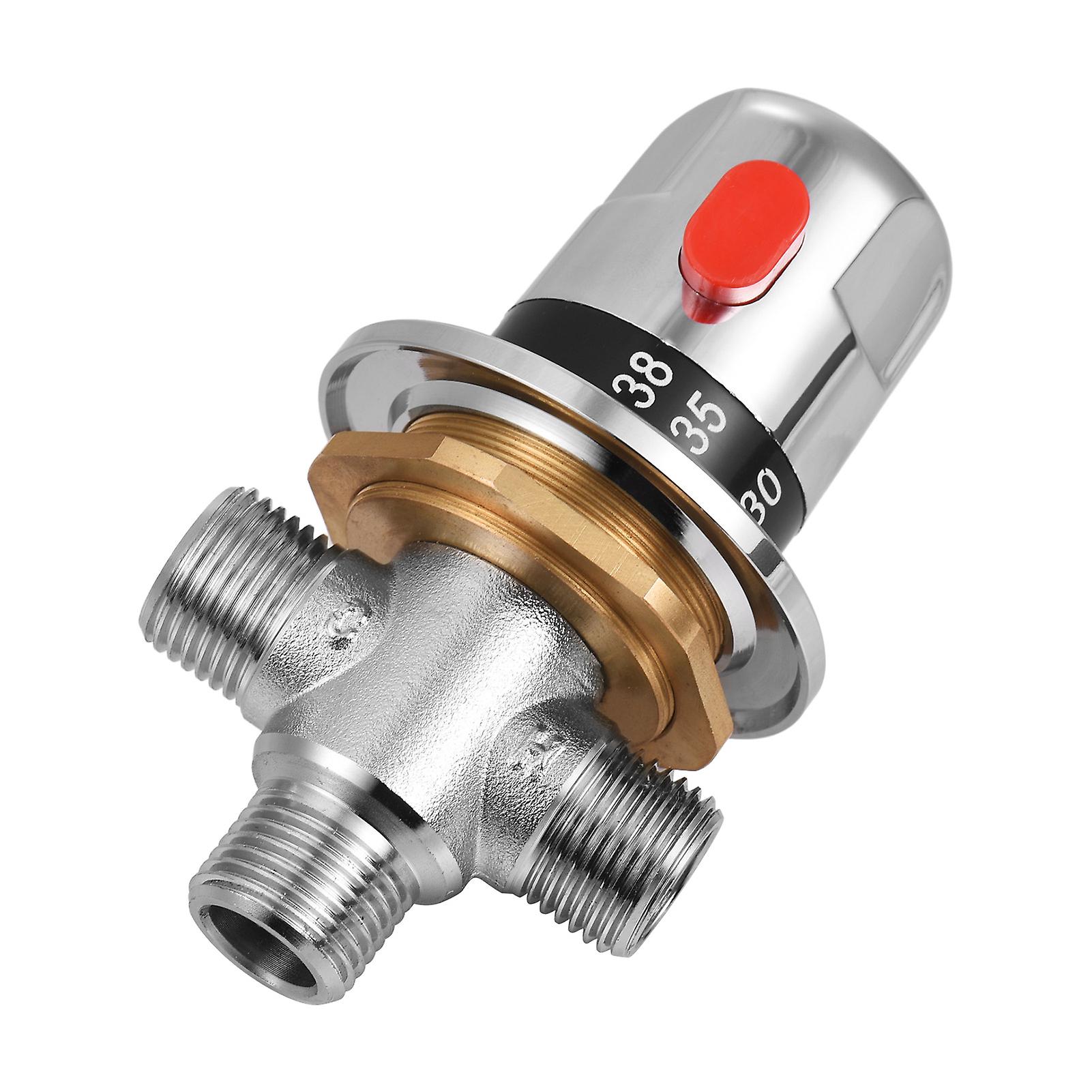 Thermostatic Temperature Control Valve Hot Cold Water Shower Mixer ...