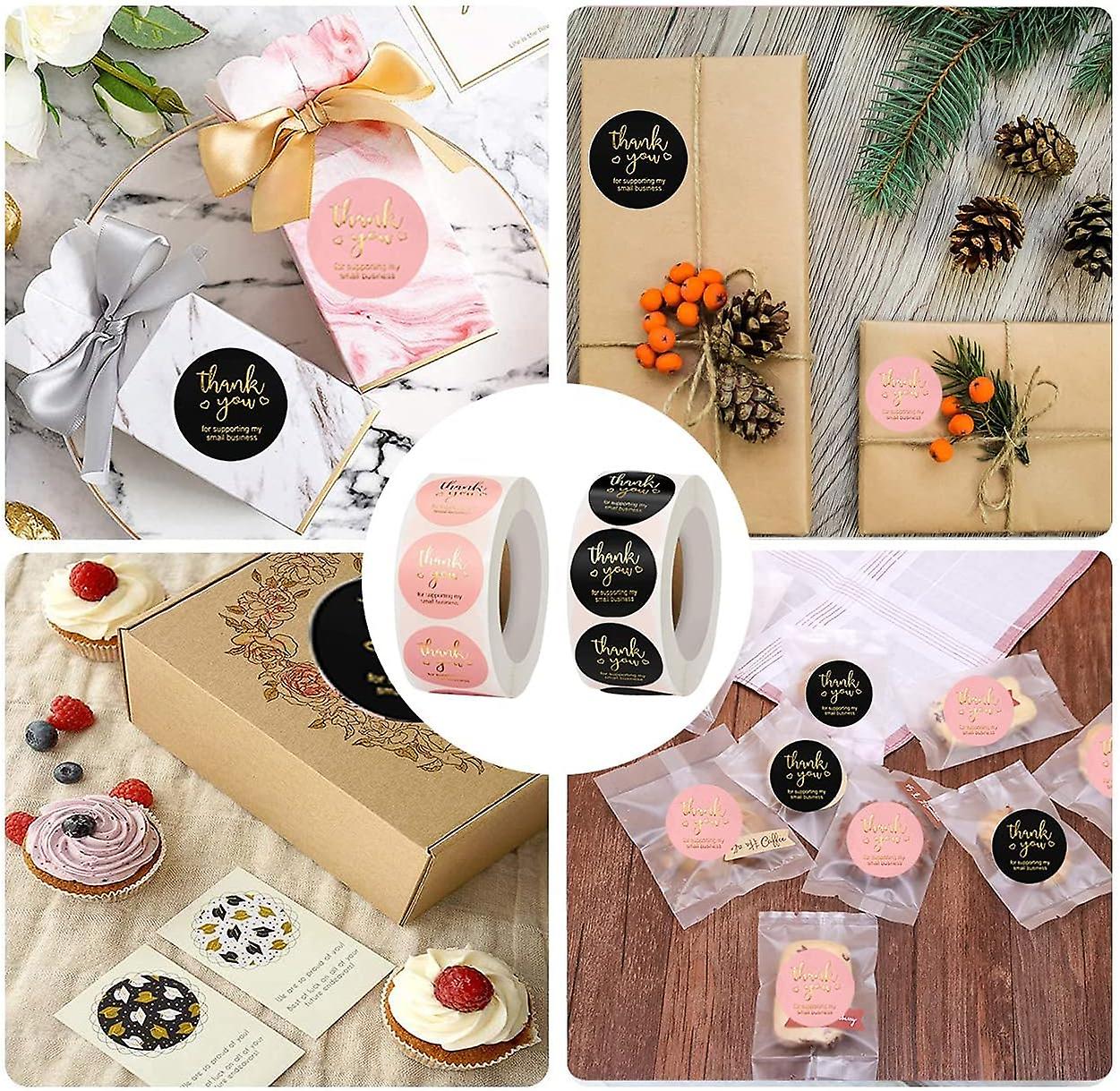 1000 Pieces Thank You Sticker,Thank You Label Stickers,Roll Thank You ...