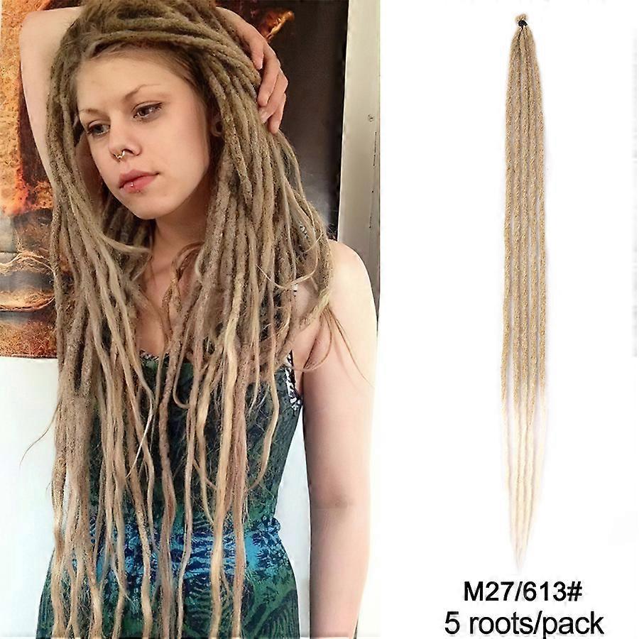 Reggae Dreadlocks Synthetic Braiding Hairpiece Soft Skin-friendly ...