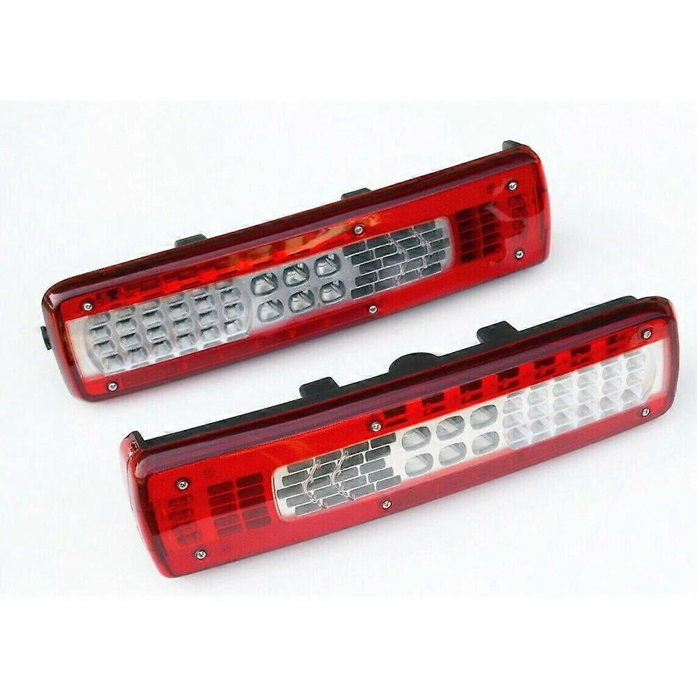 For Volvo FH FM LED Truck Tail Lights With Buzzer Rear Turn Signal Stop ...