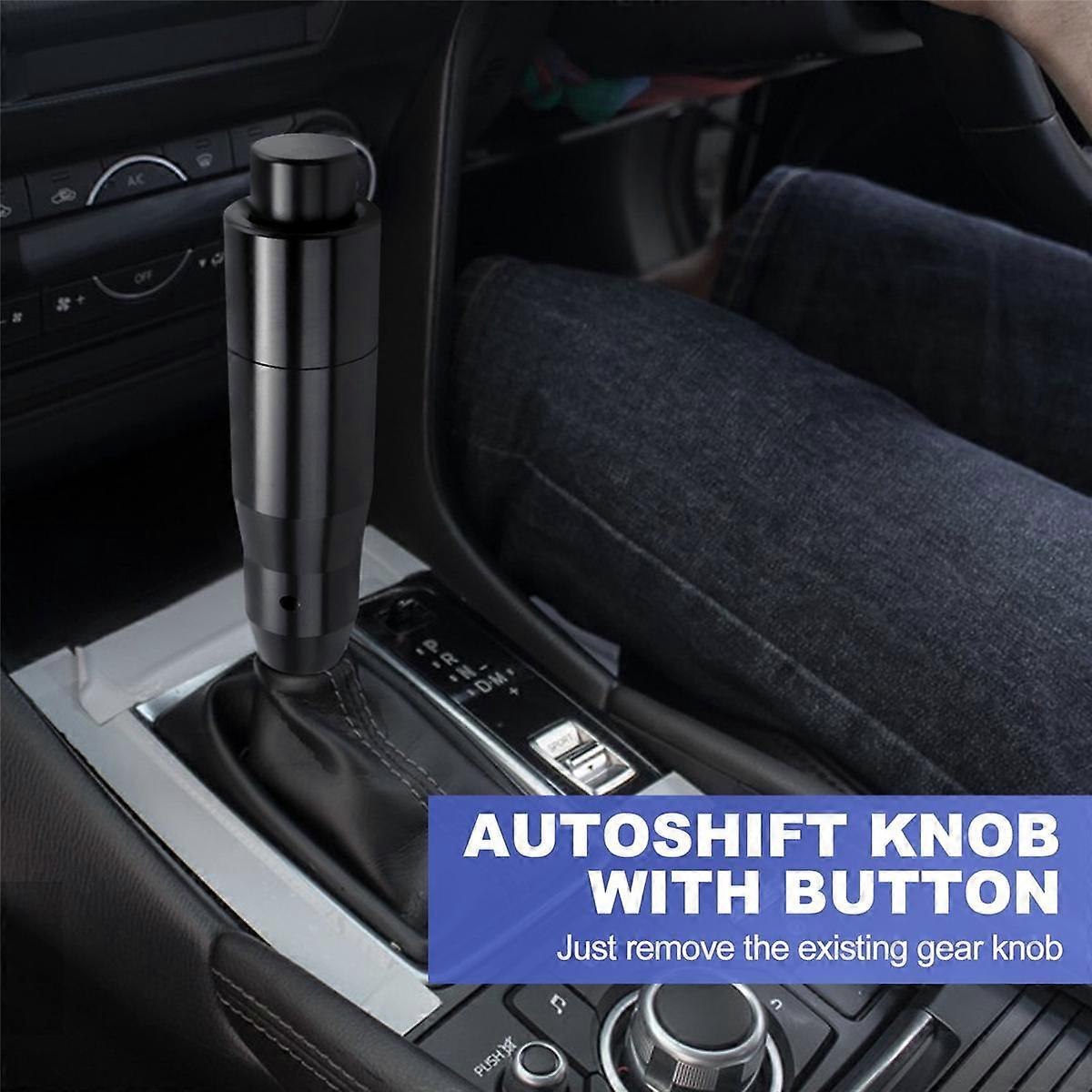 Car Auto Shift Knob with Push Button, Transmission Gear Stick Shifter ...