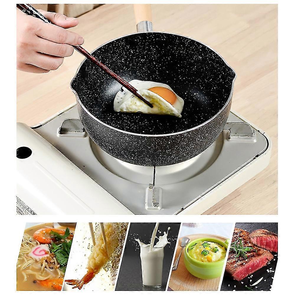 Japanese Aluminium Snow Pan Induction Milk Pot Cooking Pot Non-stick ...