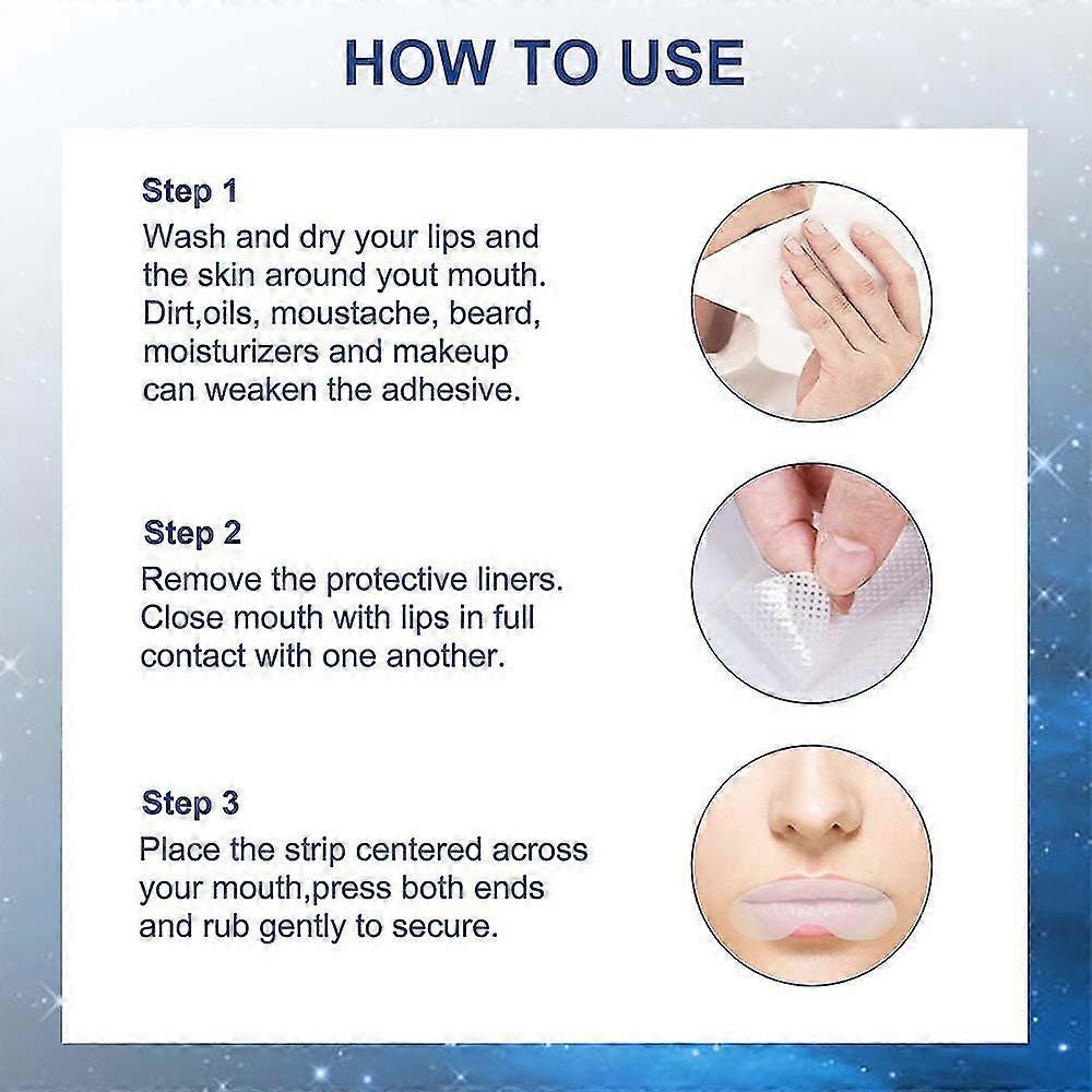 90 Pcs Sleep Lip Tapes Closing Mouth Sleep Strips For Sleeping Less ...