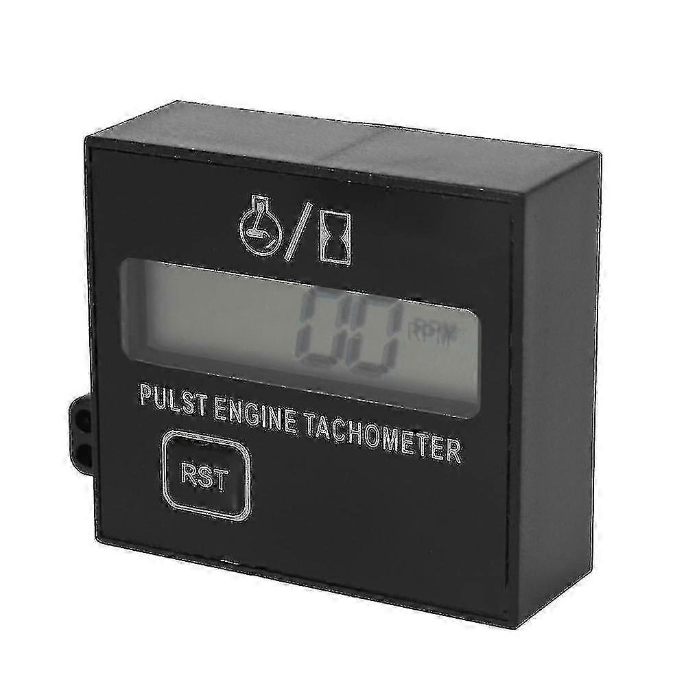 New Gasoline Digital Engine Tachometer Inductive Pulse Tachometer ...