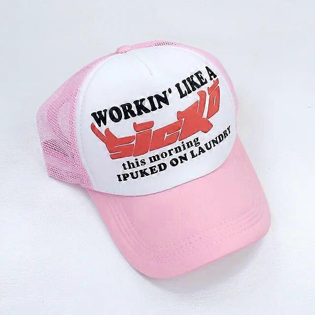 Vintage Sicko Trucker Hat for men Men 3D Print Letter Baseball Cap Y2K ...