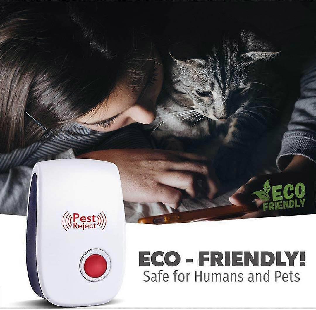 Best Electronic Ultrasonic Pest Repeller Pest Control Indoor Outdoor 6 ...