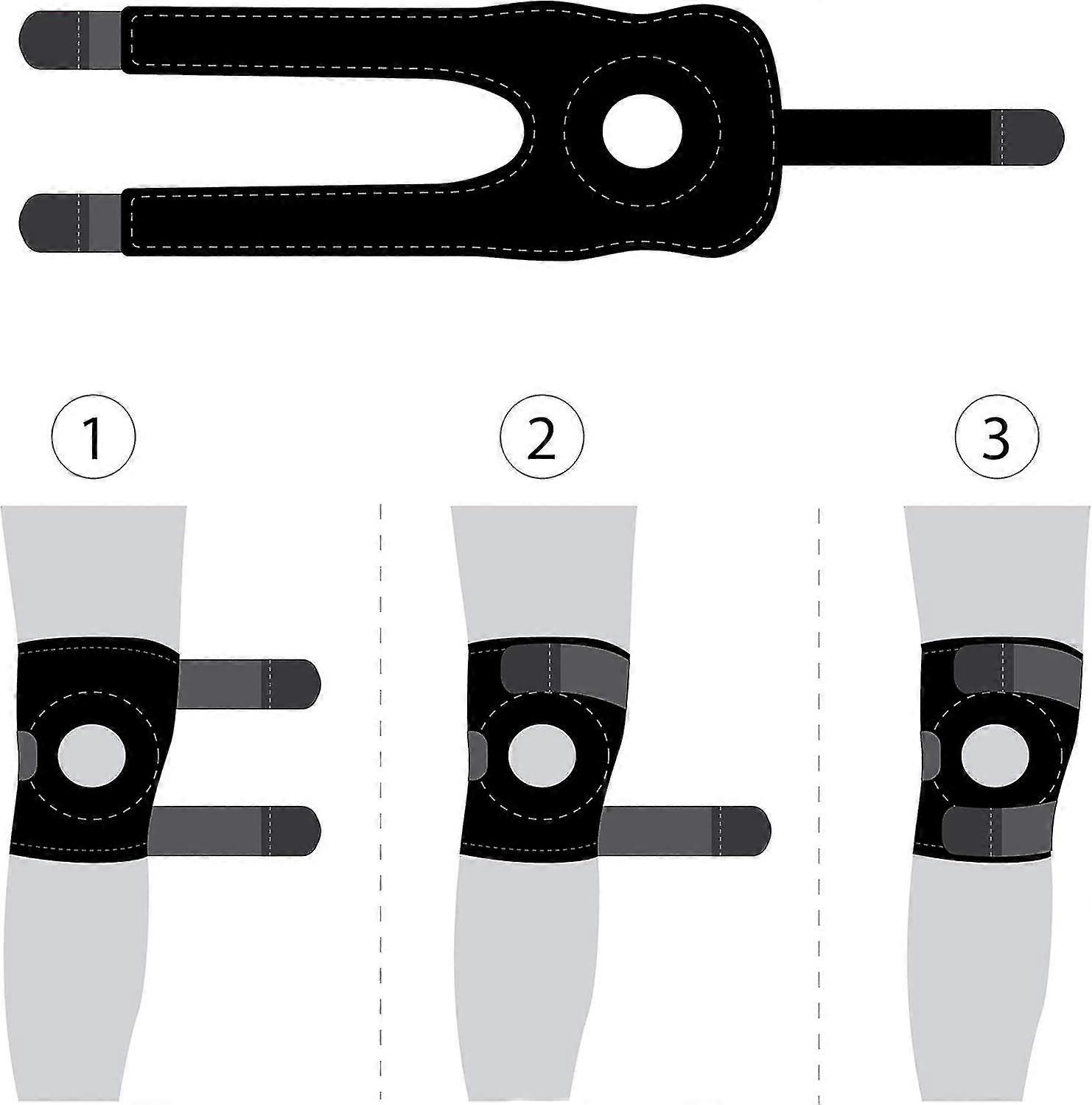 Patellar and Ligament Knee Brace, Knee Brace with Open Patella ...
