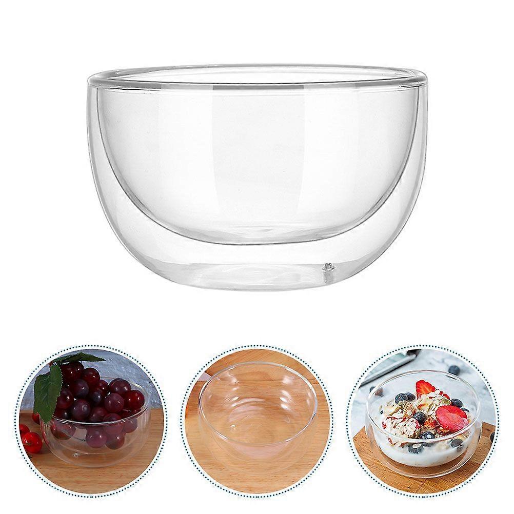1pc Sweet Bowl Tableware Bowl Ice-cream Bowl Crystal Bowl (Transparent ...