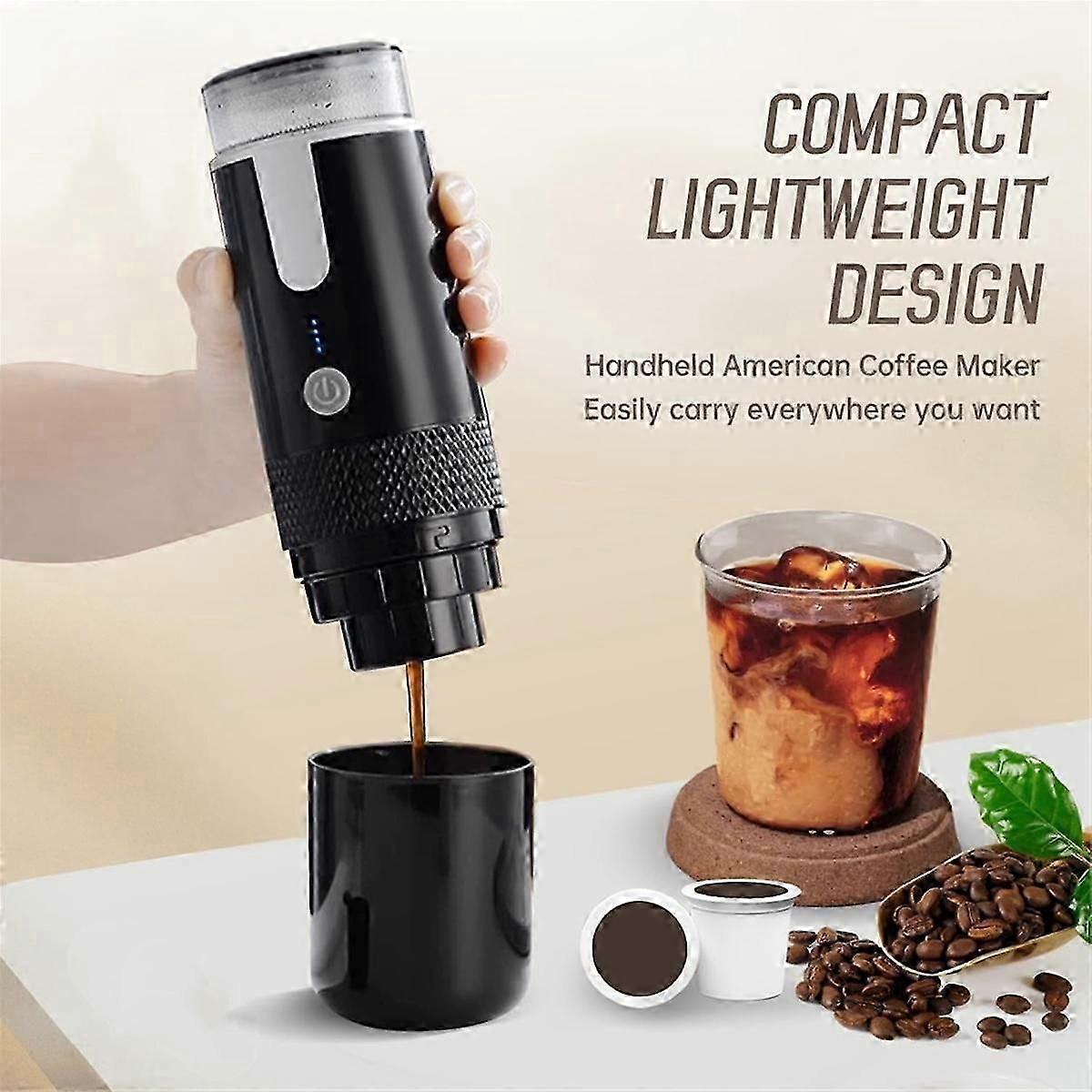 Portable Espresso Maker, Electric Travel Coffee Machine for Office ...