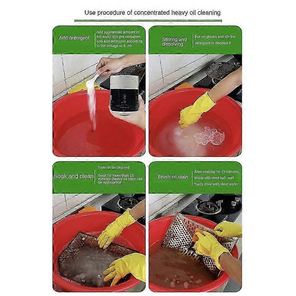 Mof Chef Cleaner Powder-heavy Oil Stain Powder Cleaner,all Purpose ...