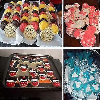 5pcs Cookie Cutter Set, Mickey And Minnie Mouse Cookie Cutters Set For ...