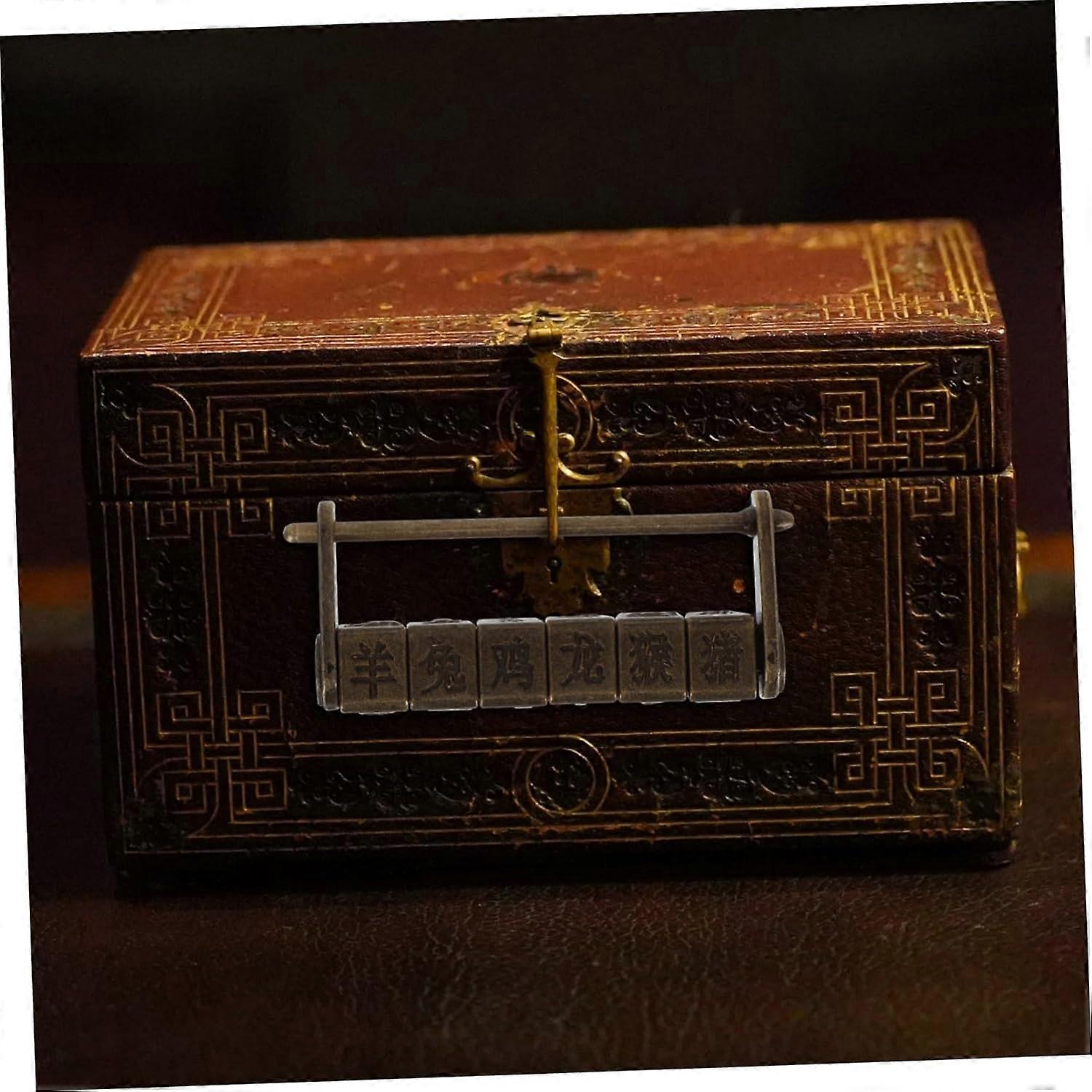 Vintage Chinese Number Lock Retro Design for Jewelry Box, Drawer, and ...