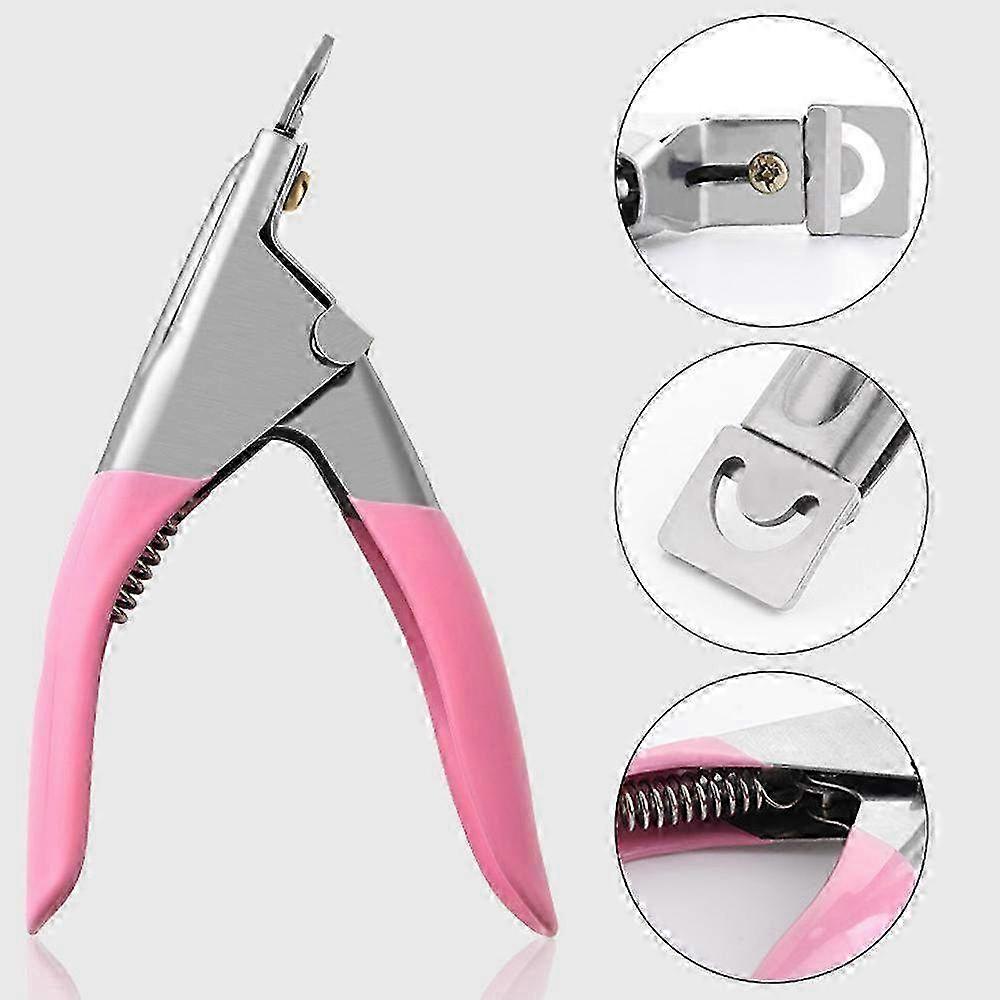 Acrylic Nail Clippers & Tip Cutter for Fake Nails - Professional Nail ...