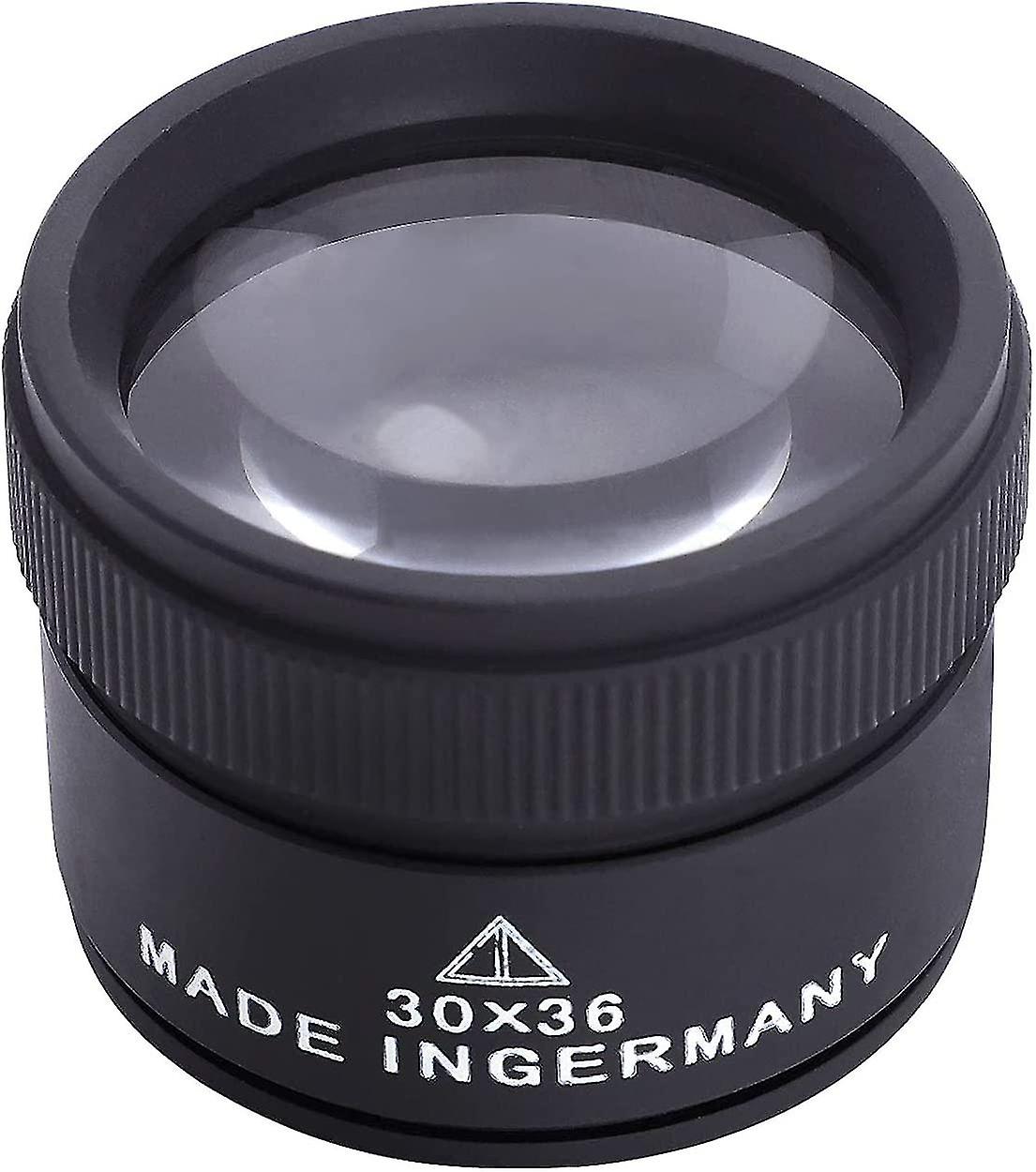 Desktop 30x Jewelry Loupe 36mm Double Deck Glass Magnifying Eye Loops ...