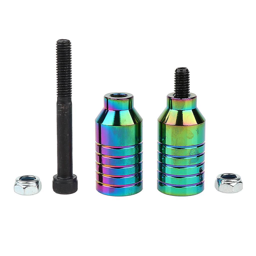 2pcs Scooter Stunt Pegs Set Alloy Scooter Pegs & Axles 55mm + 70mm ...