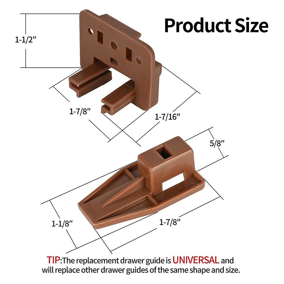 Track Guides Drawer Track Guide and Glides, 5 Sets of Dresser Center ...
