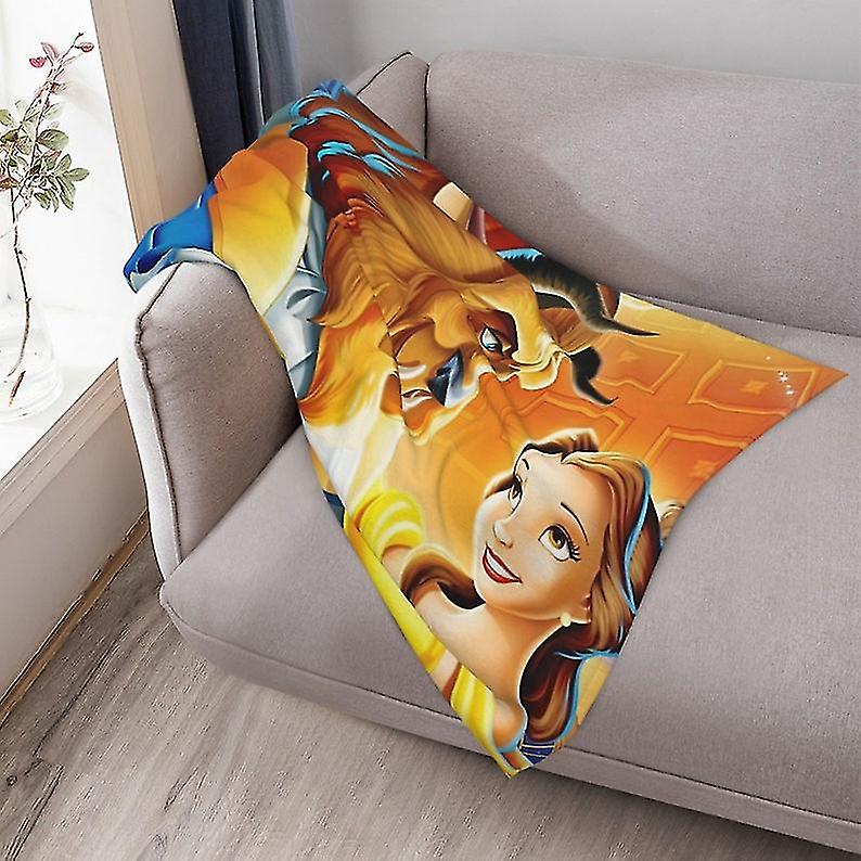 Disney Beauty And The Beast Custom Name Blanket Baby Girl Boy Blankets ...