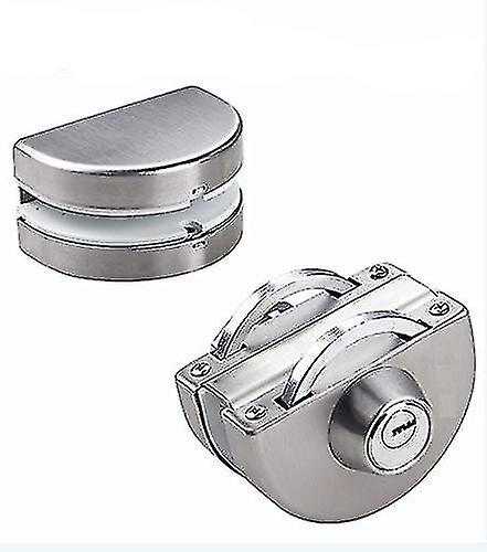 Double Glass Door Lock 304 Stainless Steel, Both Sides Open Frameless ...