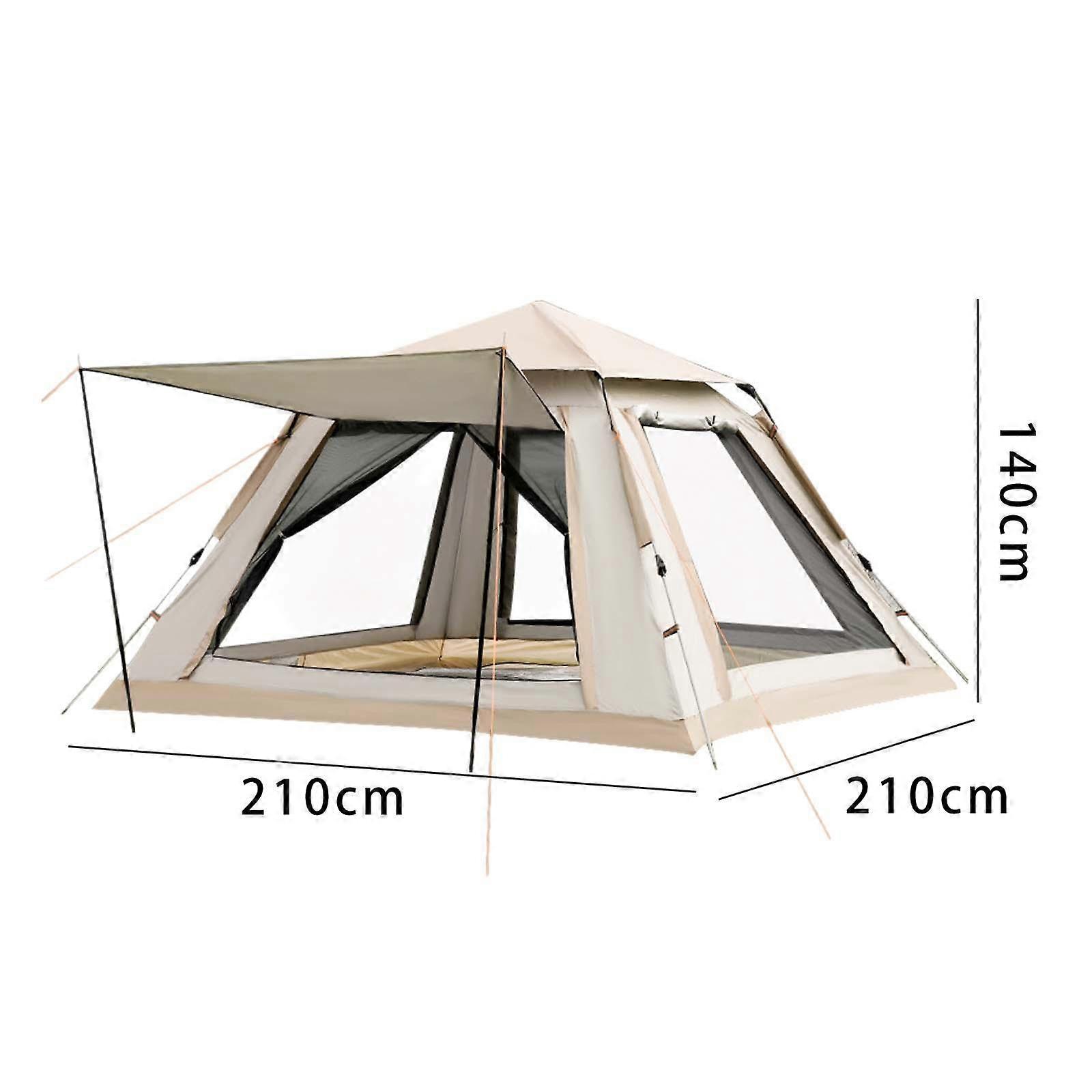 Automatic Camping Tent 4 Sided Stable for Mountain Climbing Trekking ...