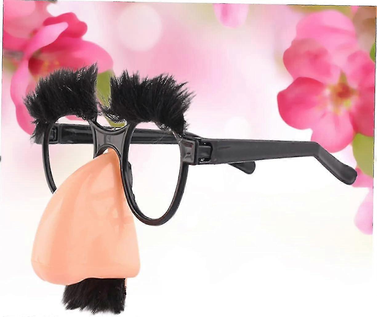 4 Pcs Halloween Fake Nose Funny Glasses With Nose Mustache Party Prop ...