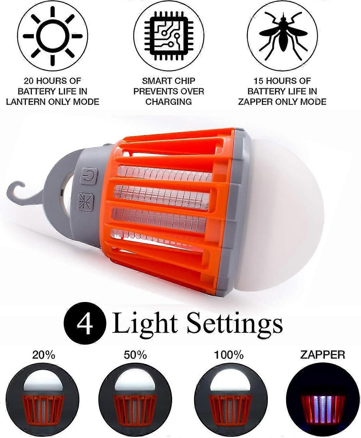 Mosquito Killer Lamp Bug Killer Camping Lantern, IPX6 Waterproof ...