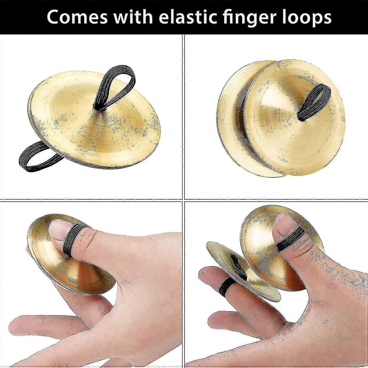 20 Pieces Finger Cymbals Belly Dancing Finger Dancing Finger Zills ...