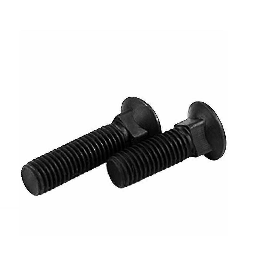 10-50 PCS M4 M5 M6 M8 M10 Black steel Screws Carriage Screws Carriage ...
