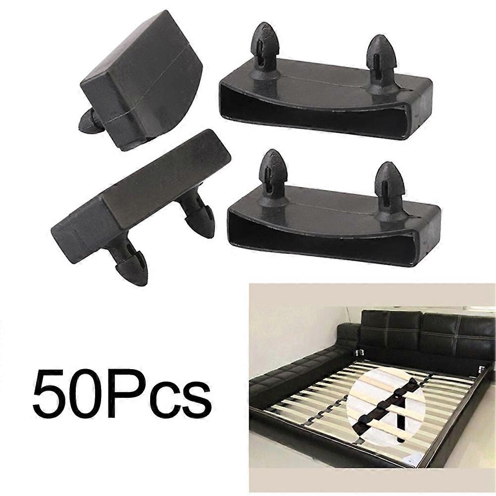 50pcs Bed Slat Plastic Middle Replacement Wooden Bed Slat Middle Or End ...