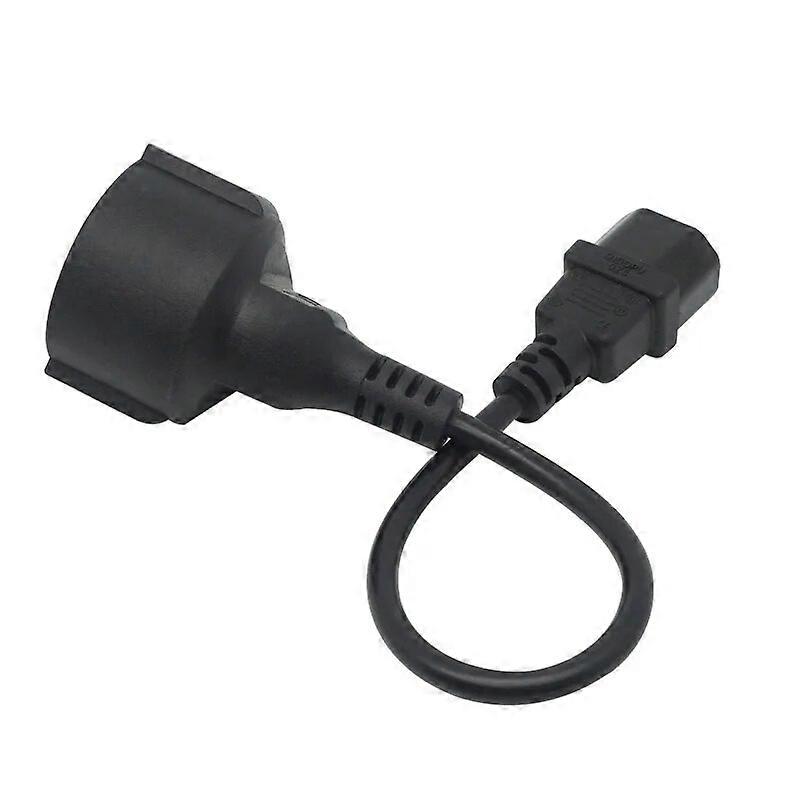 PDU UPS Cable IEC C14 to Euro Schuko Socket Power Extend Cable 20cm ...