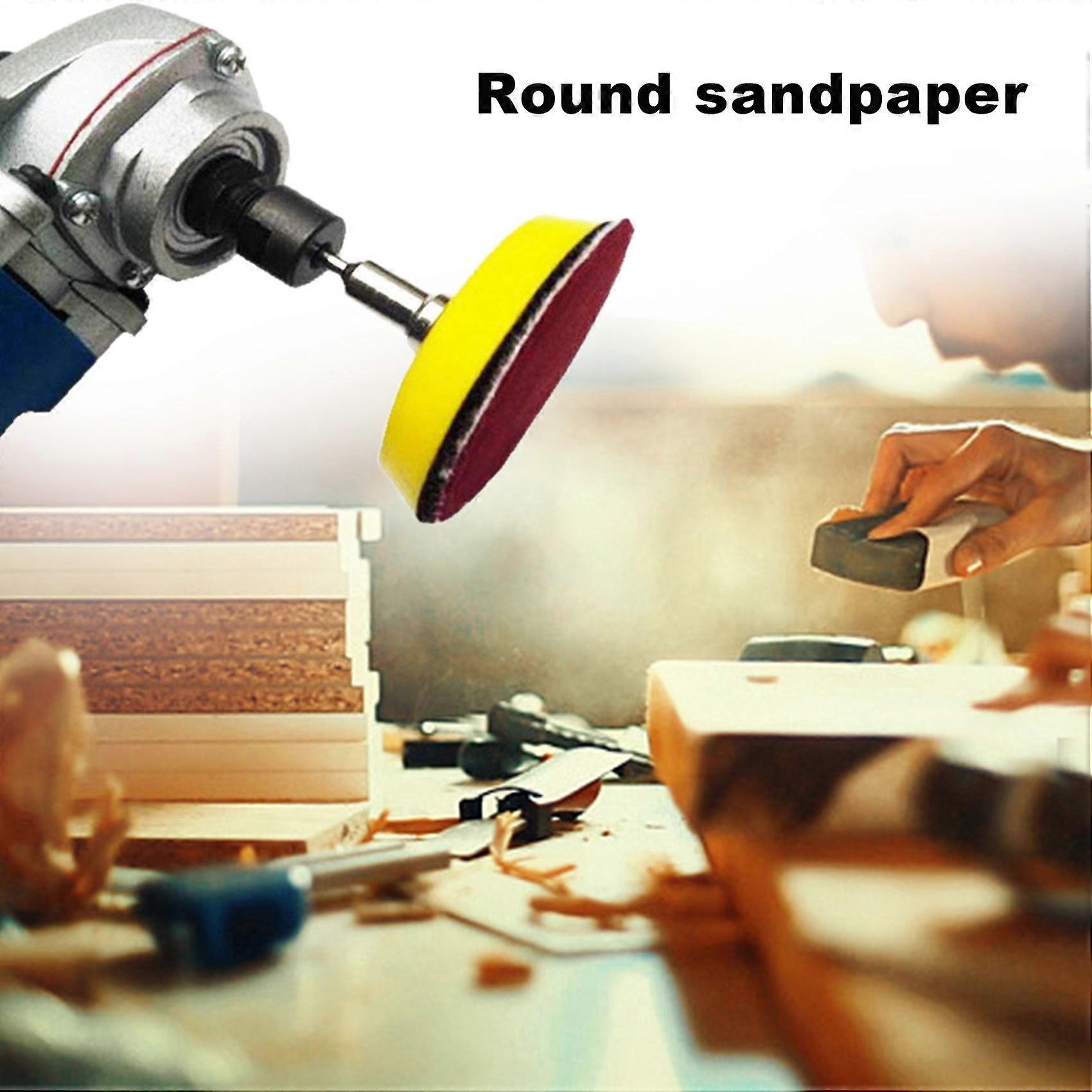 1 Inch 100 Pcs Sanding Discs Pad Kit Hook Loop Sander Backer | Fruugo UK