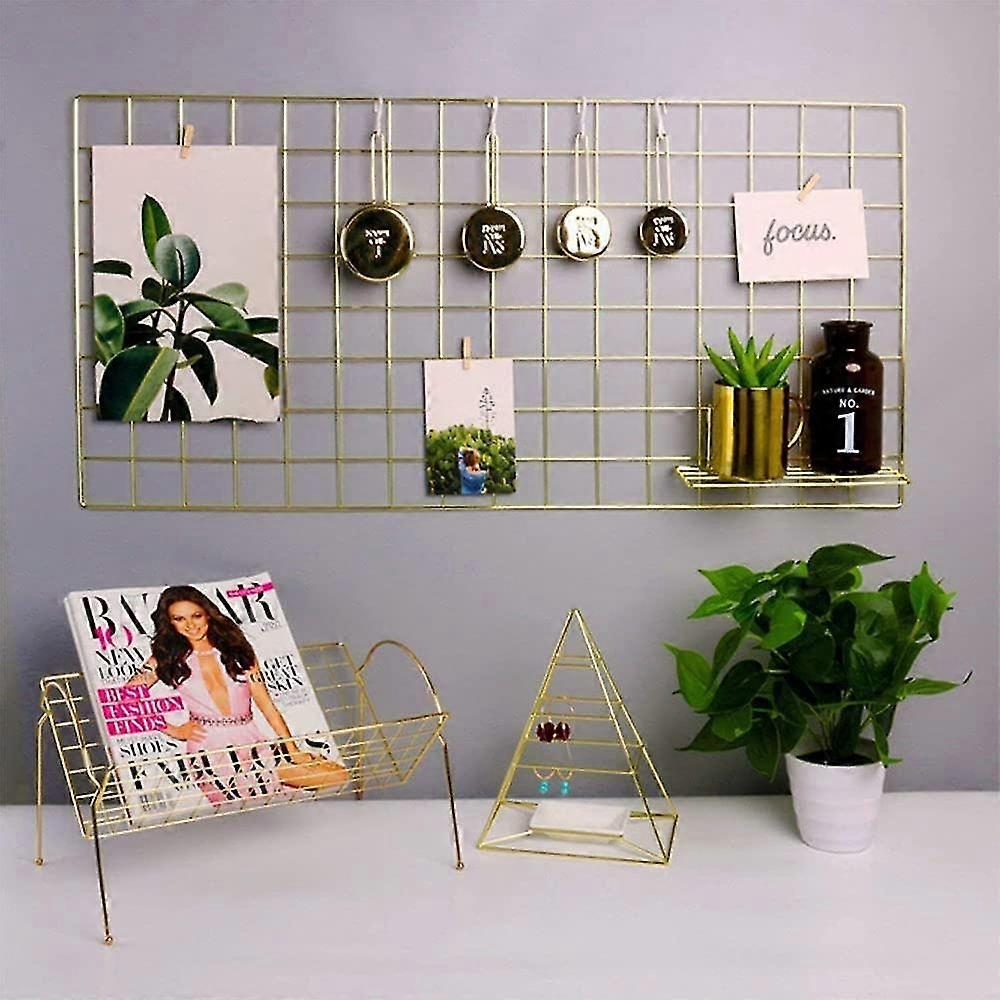 Metal Hanging Basket, Metal Wall Grid, Grid Display Rack, Grid Photo ...