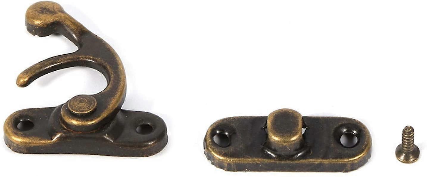 12PCS Antique Latch Hook, Vintage Style Latch Hasp for Wooden Jewelry ...