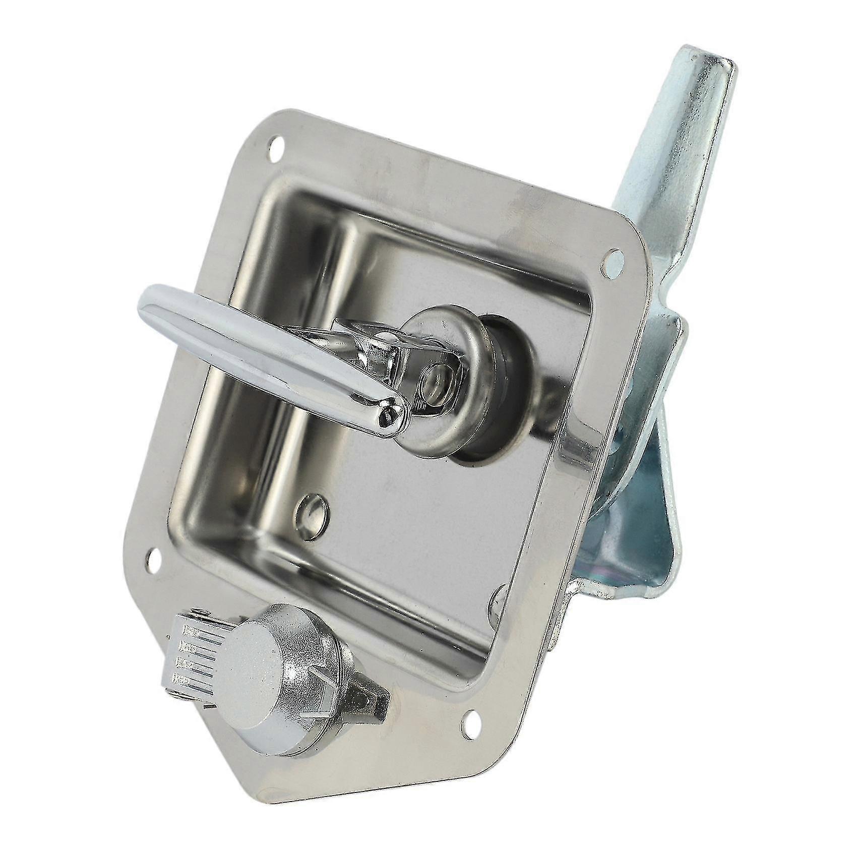 Stainless Steel Folding T-Shape Handle Lock Tool Box Keys Kit For Truck ...