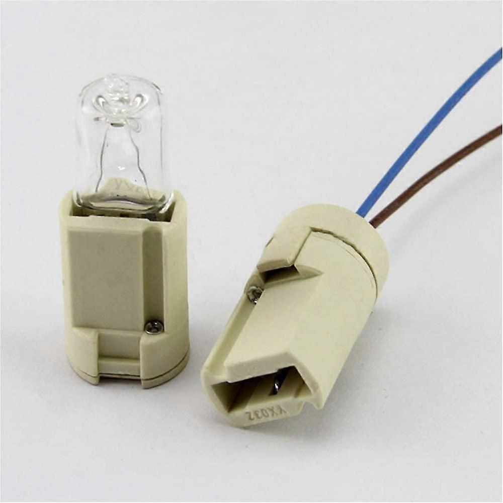 10 Pieces G9 Lamp Holder, G9 Ceramic Base Socket with 150mm Teflon Wire for G9 LED Halogen Light ...