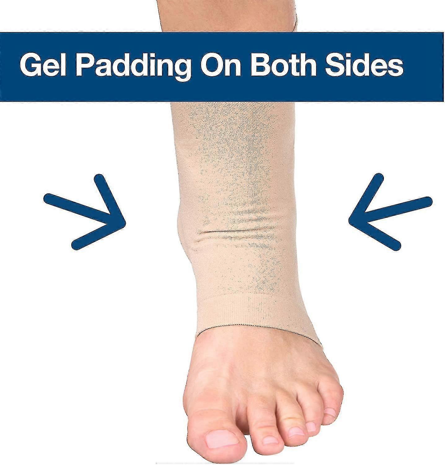 Ankle Bone Protection Socks Malleolar Sleeves With Gel Pads For Boots ...