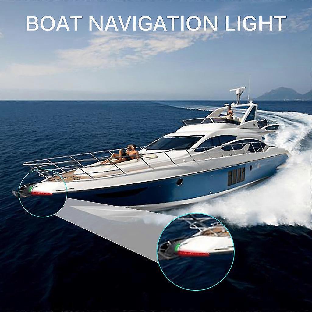 Boats, Marine LED Strip Boat Lights Bow and Stern, Port Starboard Light ...