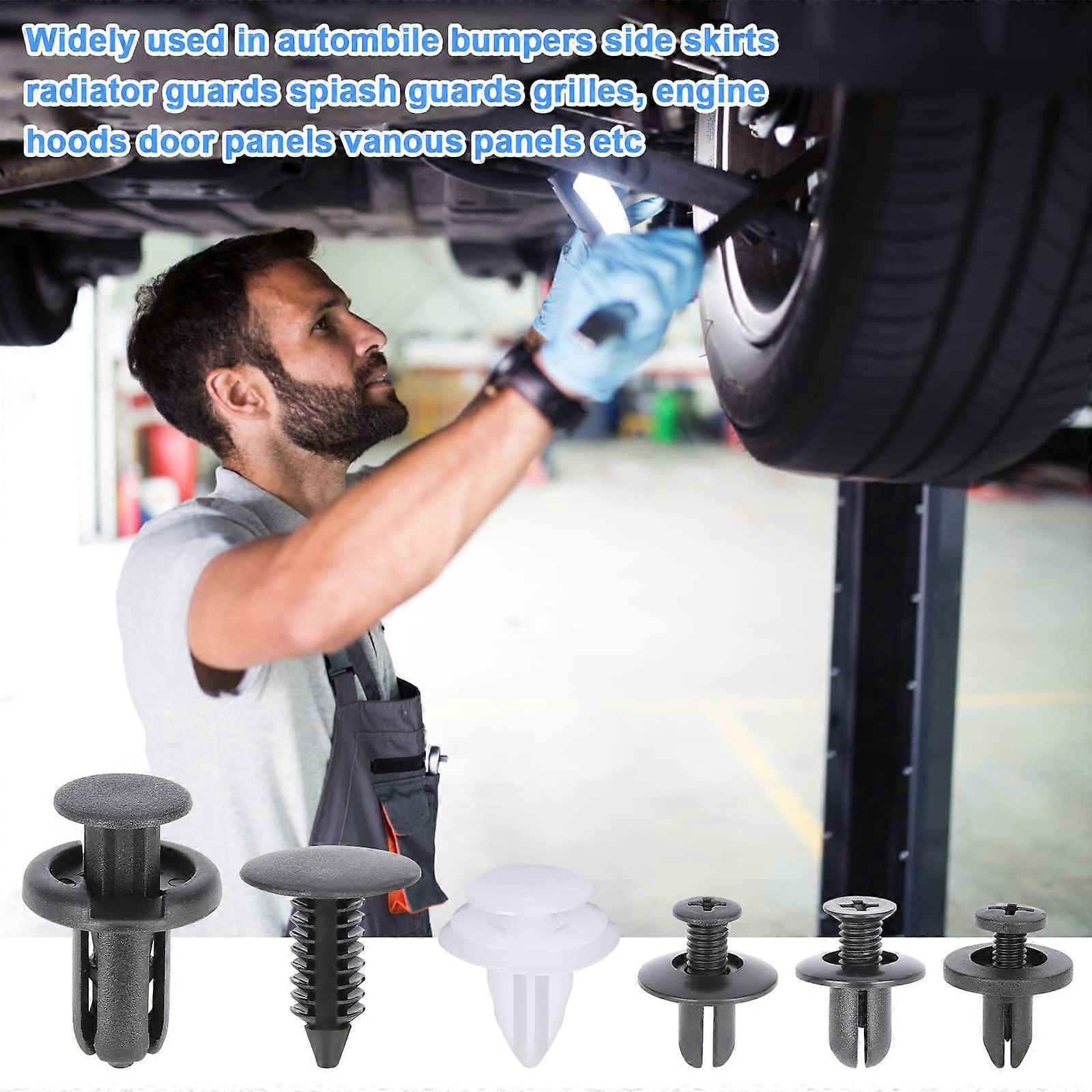 Plastic Rivet Clips, 100 Pieces Universal Car Clips, Plastic Rivet ...