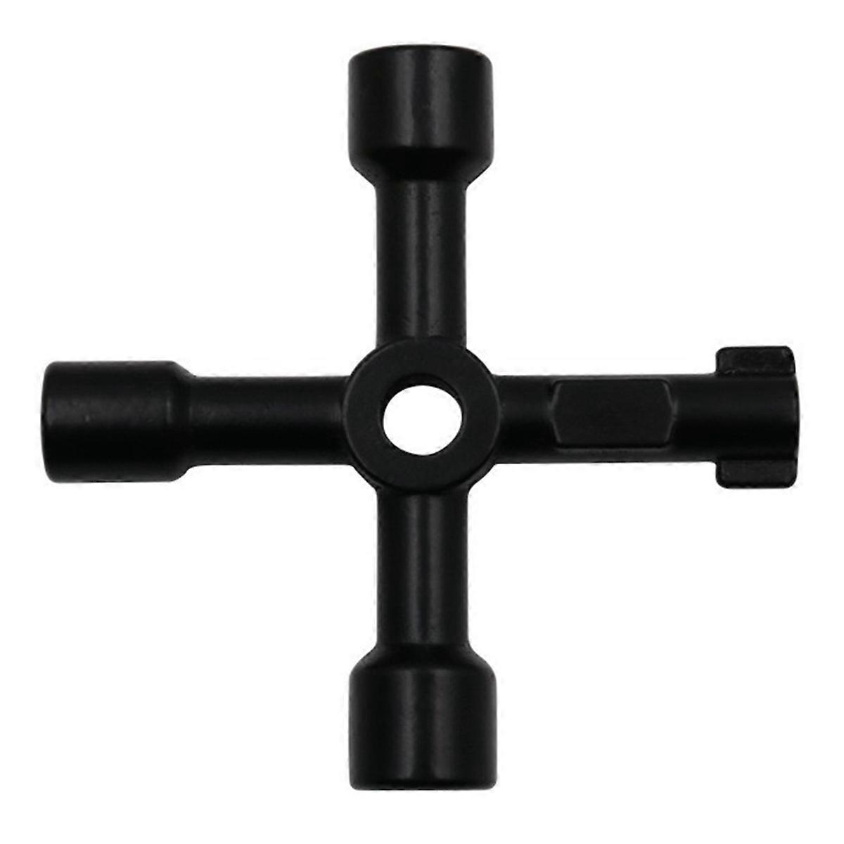 T-Type Water Meter Key Wrench, Heavy Duty Threaded Steel Water Valve ...