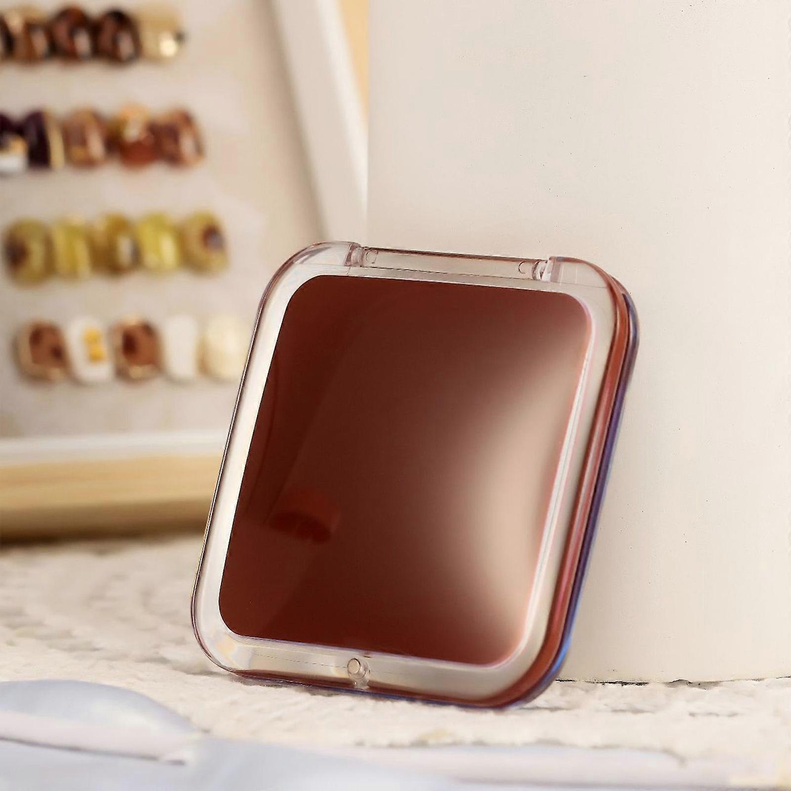 Travel Friendly Double Sided Makeup Mirror 15x Magnification Compact ...