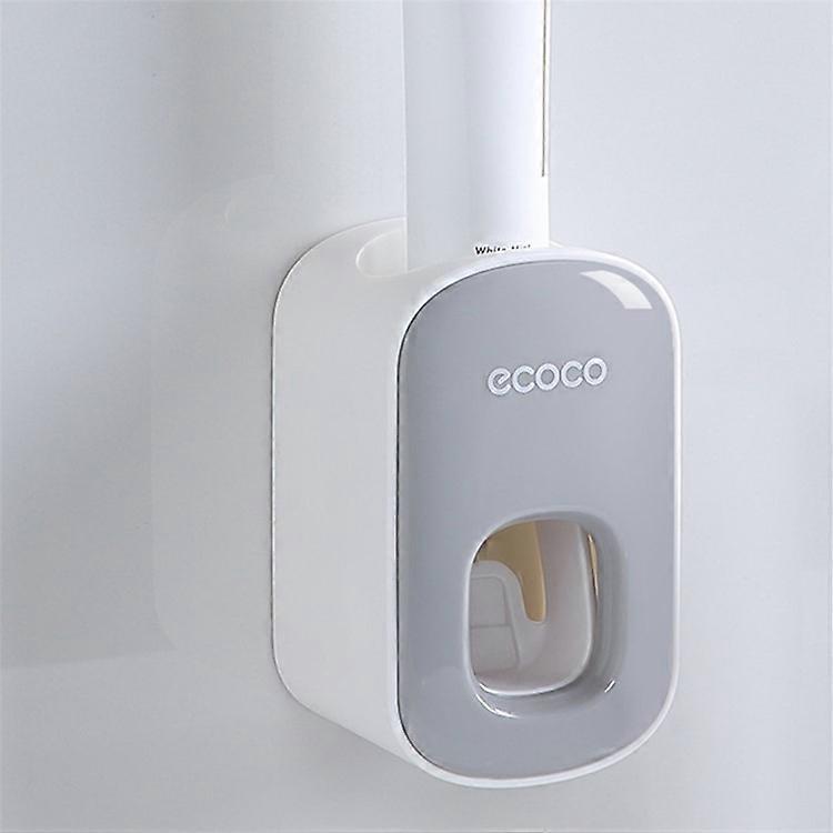 ECOCO Wall Mounted Toothpaste Dispenser for Bathroom Automatic ...