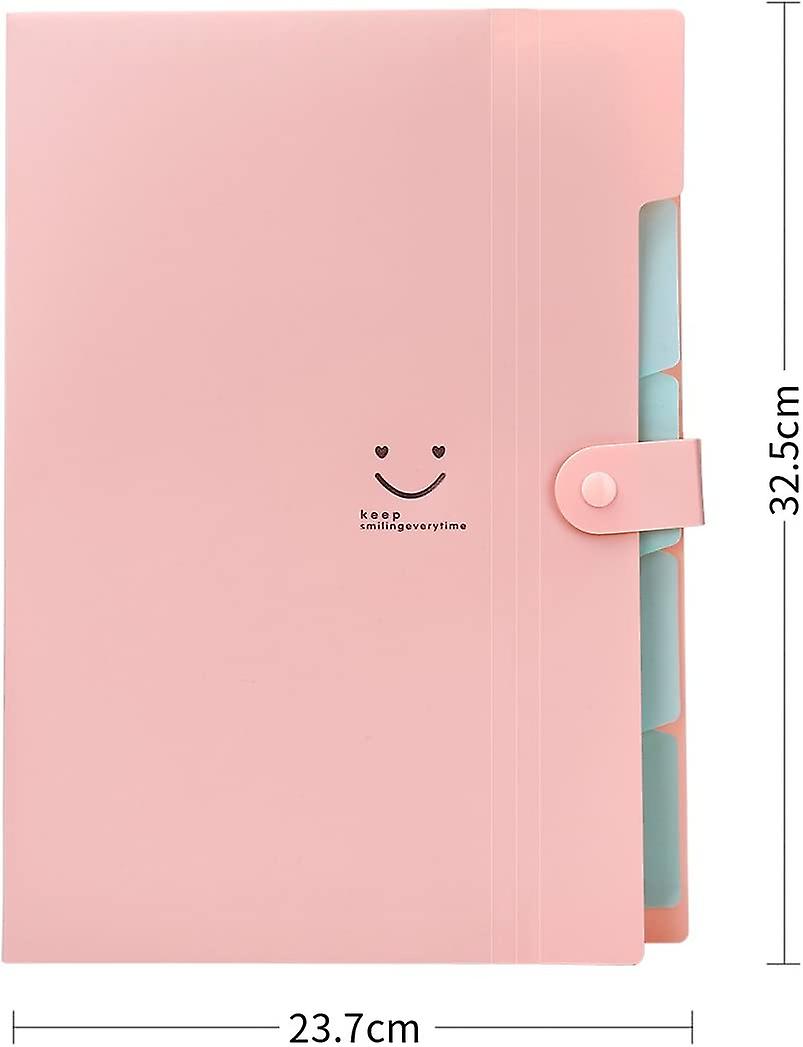 Compartment Folder A4, Document Folder A4 Expandable Portable File ...