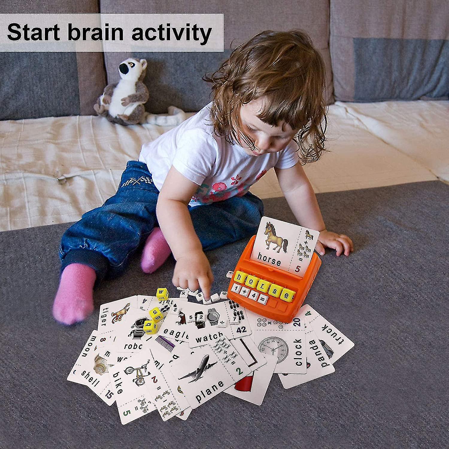 Schan Matching Letter Game, Alphabet Reading & Spelling, Words ...