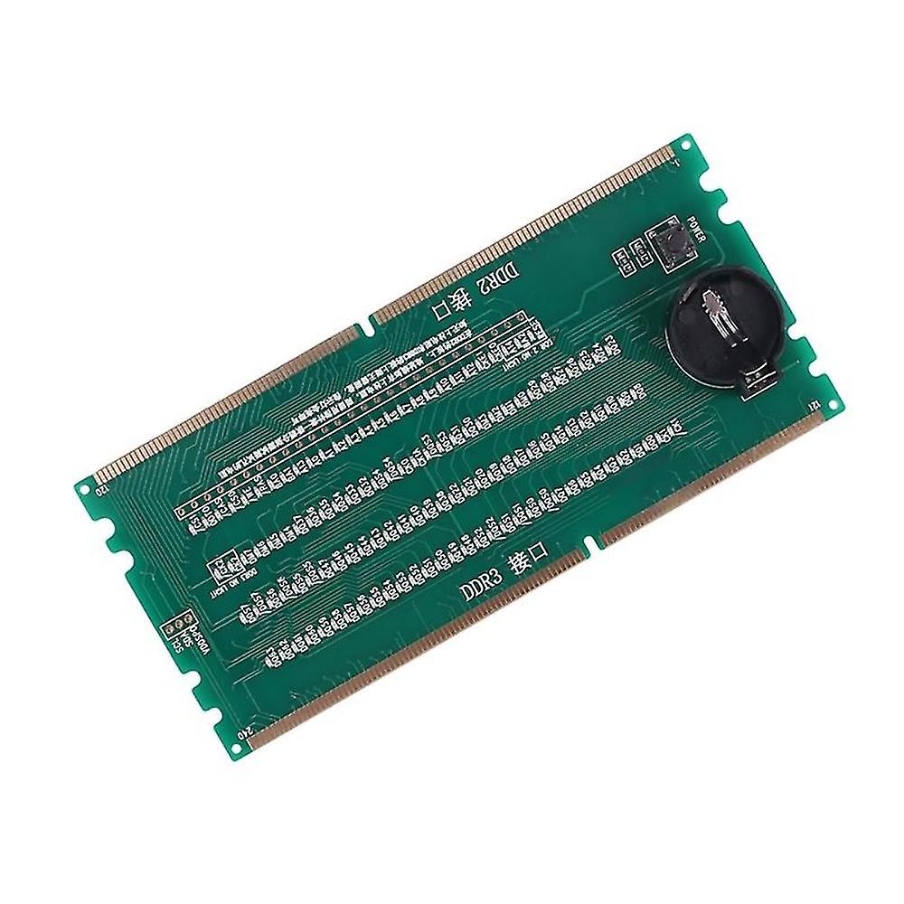 Ddr2 And Ddr3 2 In 1 Illuminated Tester With Light For Desktop Motherboard Integrated Circuits