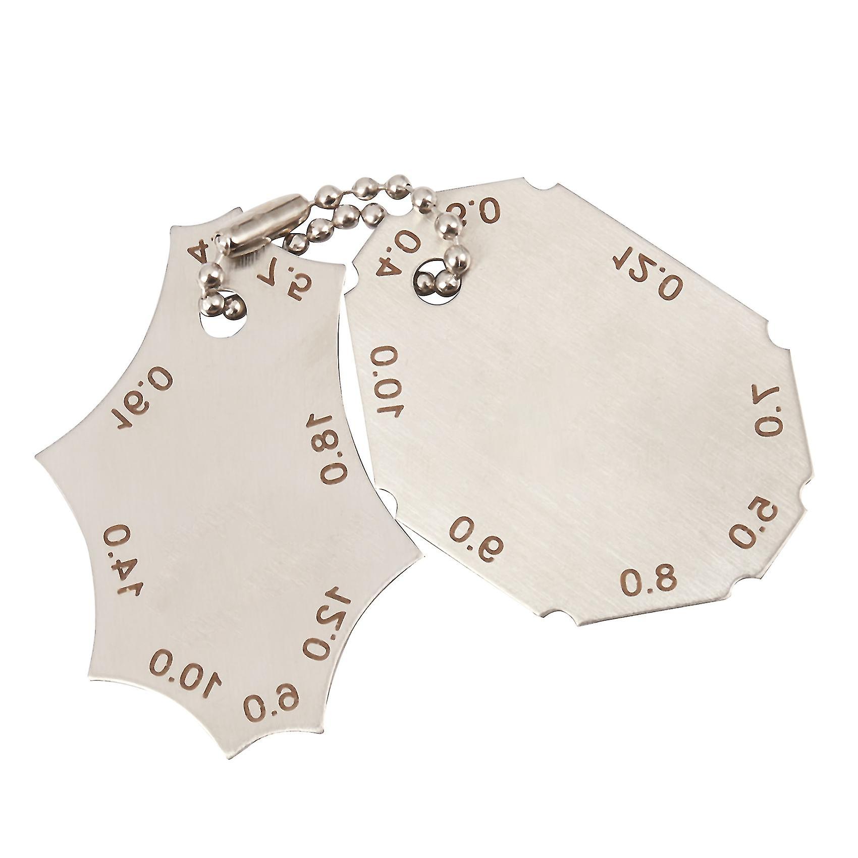 2pcs Welding Gauge Key Weld Surface Joint Inspection Measure Tools ...