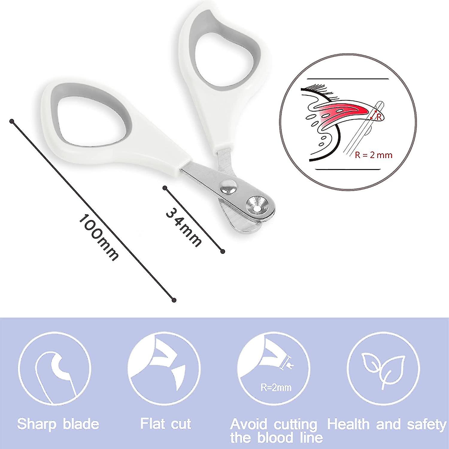 Cat Nail Clippers, Pet Claw Scissors With 2mm Positioning Hole, Pet ...