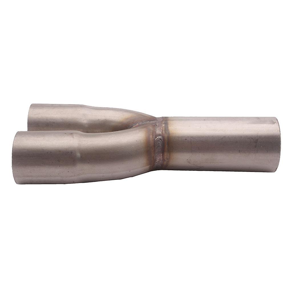 2-1 Steel Exhaust Merge Collector Dual 1.5" ID Inlet Single 1.75" OD ...