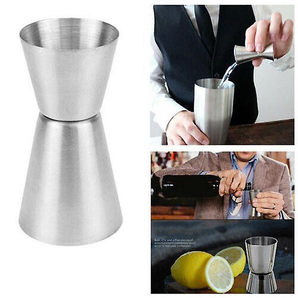 Stainless Steel Double Single Shot Measure Jigger Spirit Bar Cocktail ...