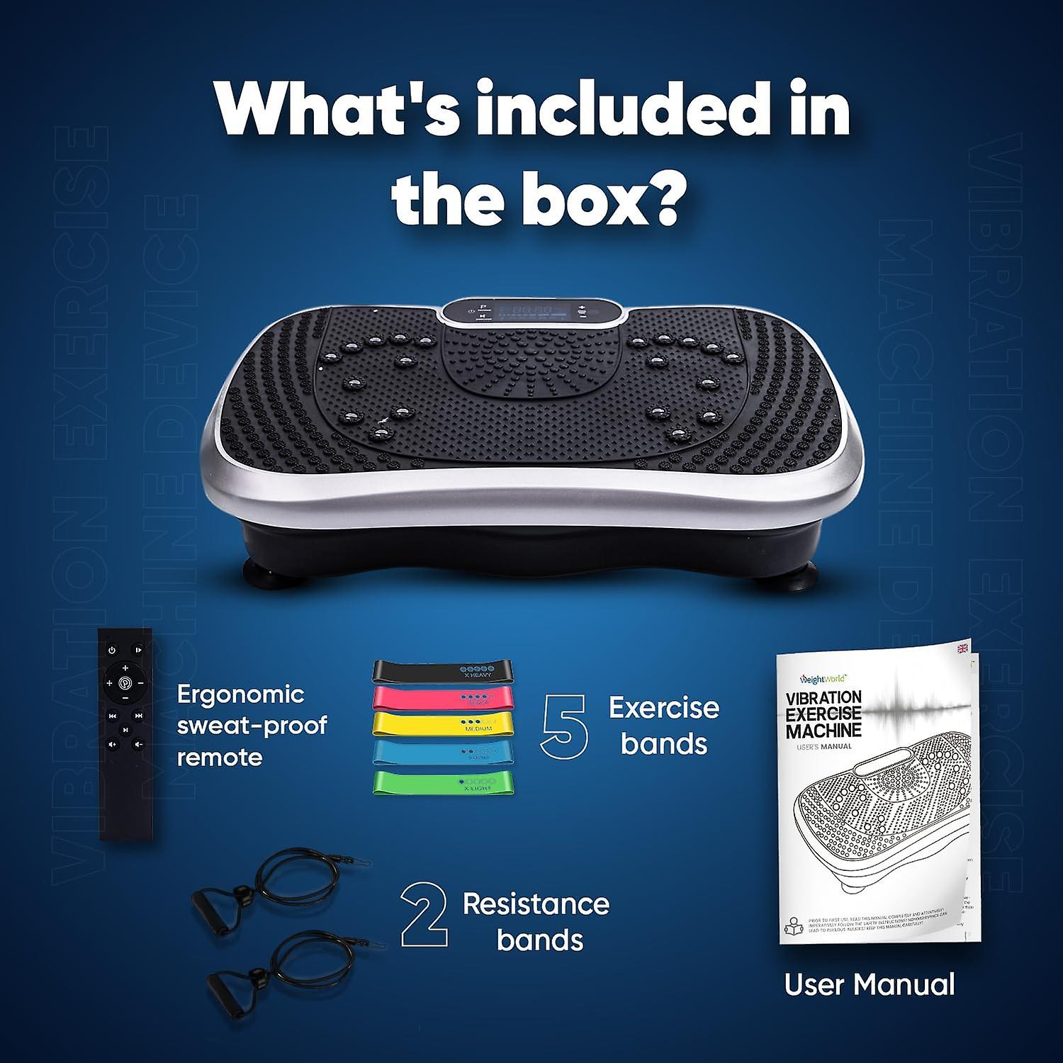 WeightWorld Vibration Plate Exercise Machine | Home Vibration Fitness ...