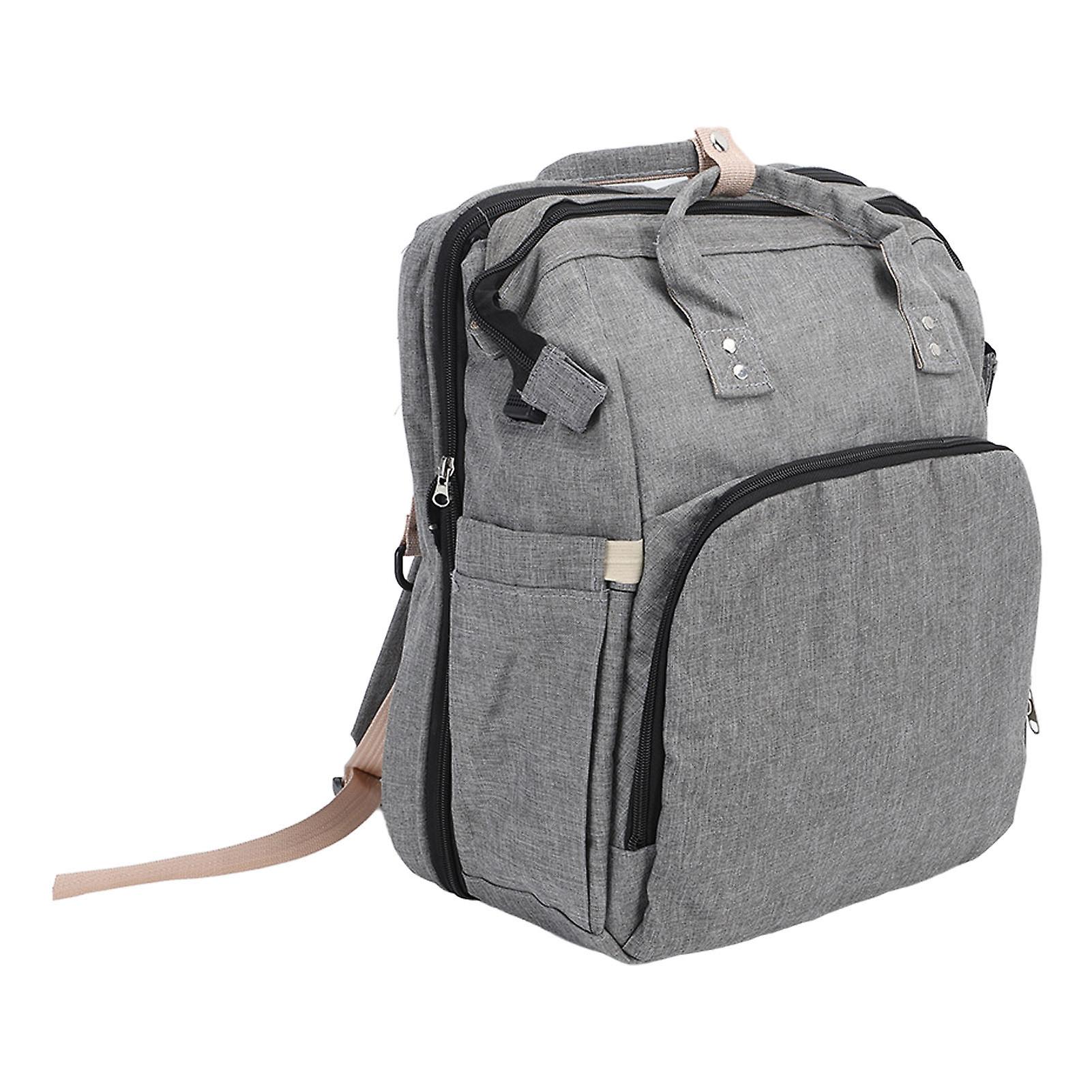 Diaper Bag Backpack Foldable Multi Pocket Insulated Milk Compartment ...