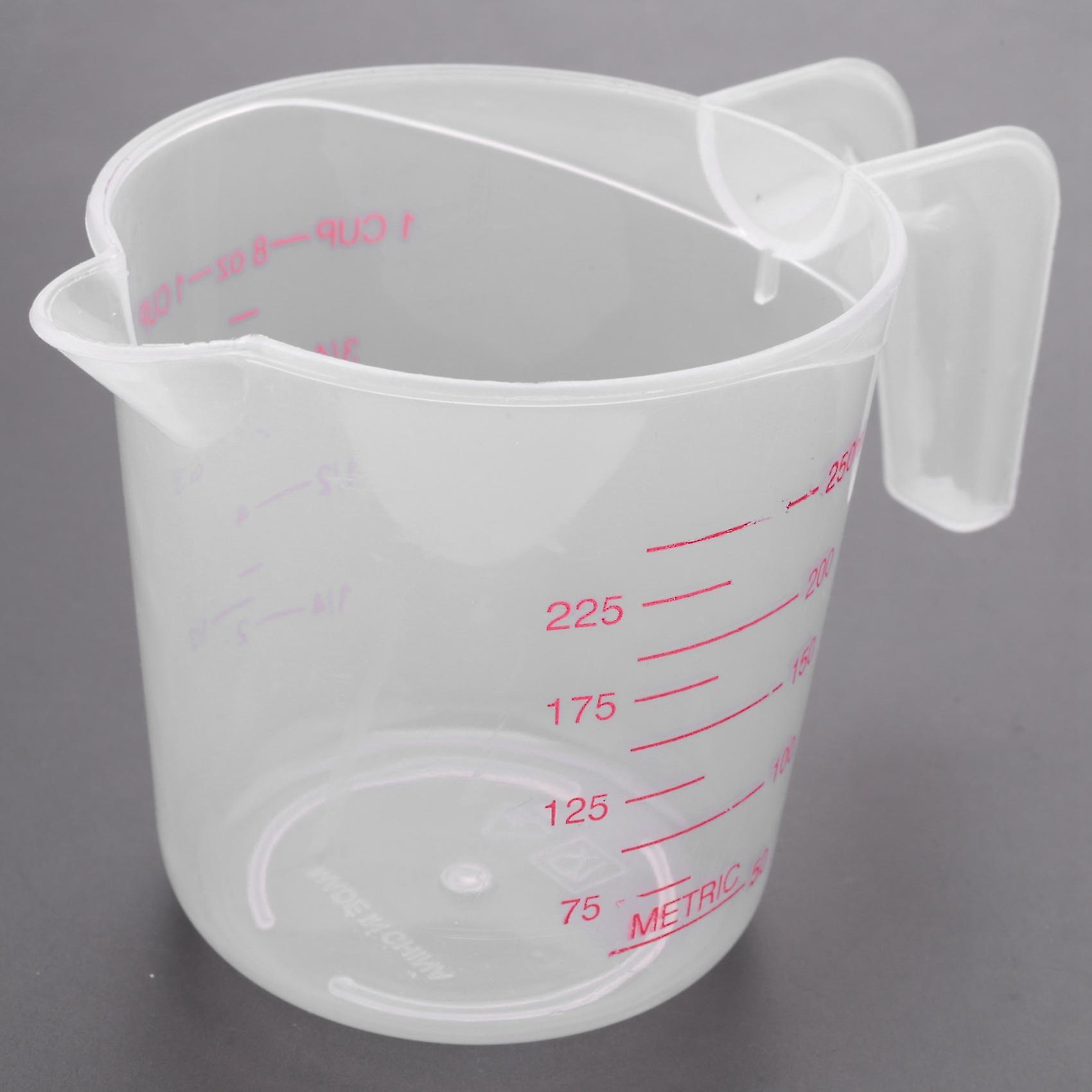 3pc Plastic Measuring Jug Set Large 4 Cup, 2 Cup And 1 Cup Capacity Bpa ...